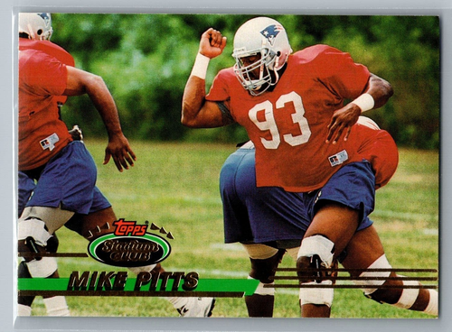 1993 TOPPS STADIUM CLUB CARD # 454 Mike Pitts - New England Patriots | eBay