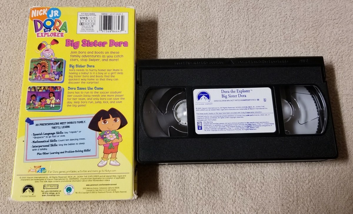 Nickelodeon Nick Jr Dora The Explorer Vhs Lot X 10 Kids