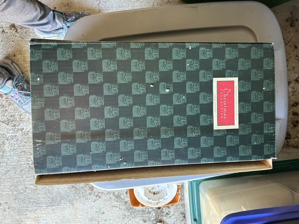 Vintage David Frykman Santa on Timberwolf 16" 1998 Retired RARE DF2023 ...