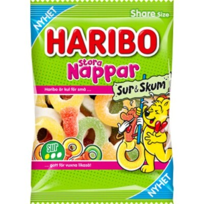 Haribo Big Pacifiers Sour & Foam 150g Classic Swedish Candy | eBay