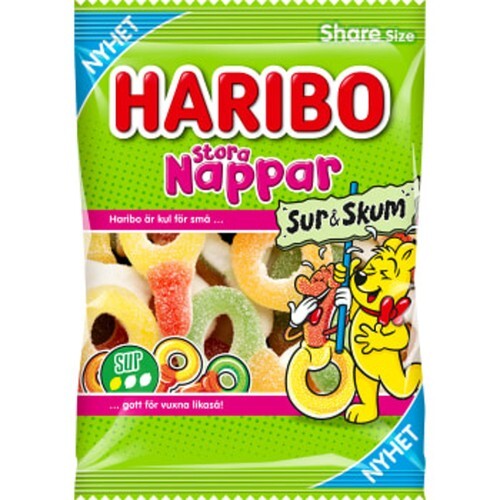 Haribo Big Pacifiers Sour & Foam 150g Classic Swedish Candy | eBay