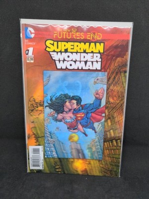 DC Comics Futures End Superman Wonder Woman #1 Lenticular 3D Variant ...