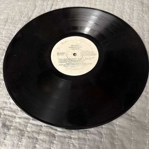 Commodores Heroes 1980 Motown Records PROMO White Label M8-939M1 VG ...