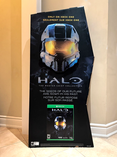 HALO MASTER CHIEF COLLECTION STANDEE 4.5ft Tall Xbox One Store Display ...