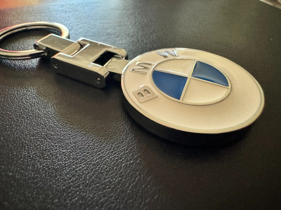 VINTAGE BMW Keychain - German Engineering at its Finest!! BMW Key Tag ...