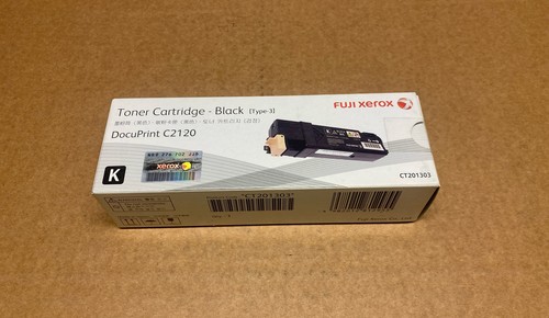 Fuji Xerox Genuine Black Toner for DocuPrint C2120 2120 Printer CT201303 3K | eBay
