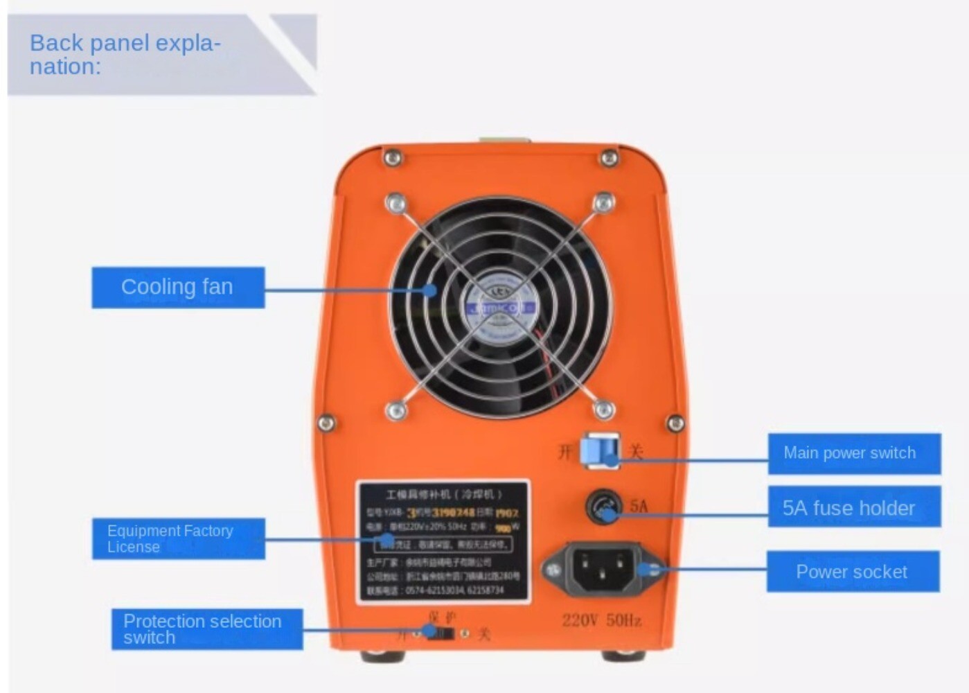 YJXB-3 Type Mold Repair Machine Steel & Casting Repair Welder Cold ...