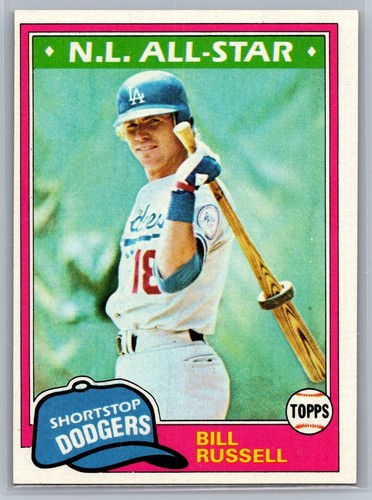 1981 Topps Bill Russell Baseball Card #465 NM-MT | eBay