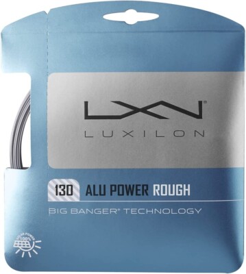 Luxilon Alu Power Rough 130 Tennis Racket String - 16 1.30mm - 12.2m ...