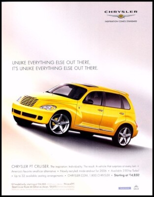 2003 2004 Chrysler PT Cruiser GT Original Advertisement Car Print Ad ...