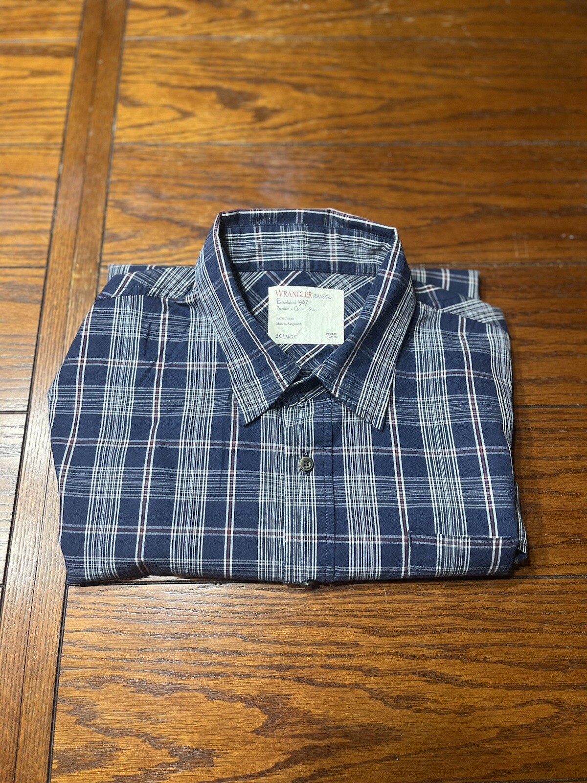Western Shirt Plaid Wrangler 2XL Long Sleeve shirt RN 130273 | eBay
