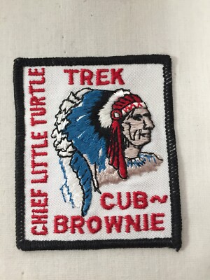 Chief Little Turtle Trek Trail Cub Brownie Trek BSA Trail Patch | eBay