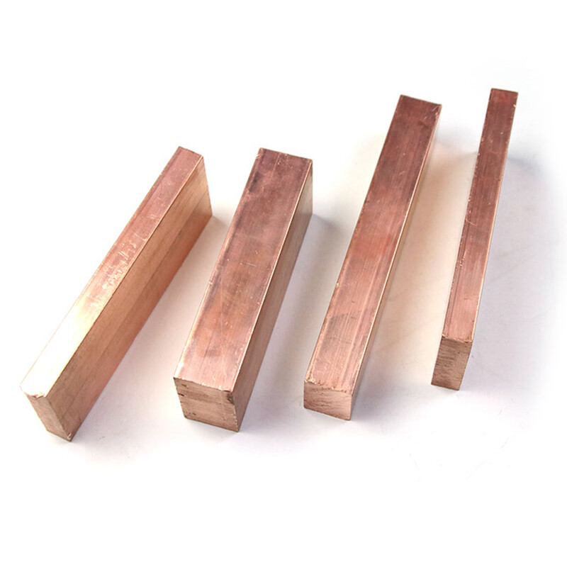Pure Copper Flat Bar Strip Cu Metal Copper Sheets Plate 8-50mm Wide 3 ...