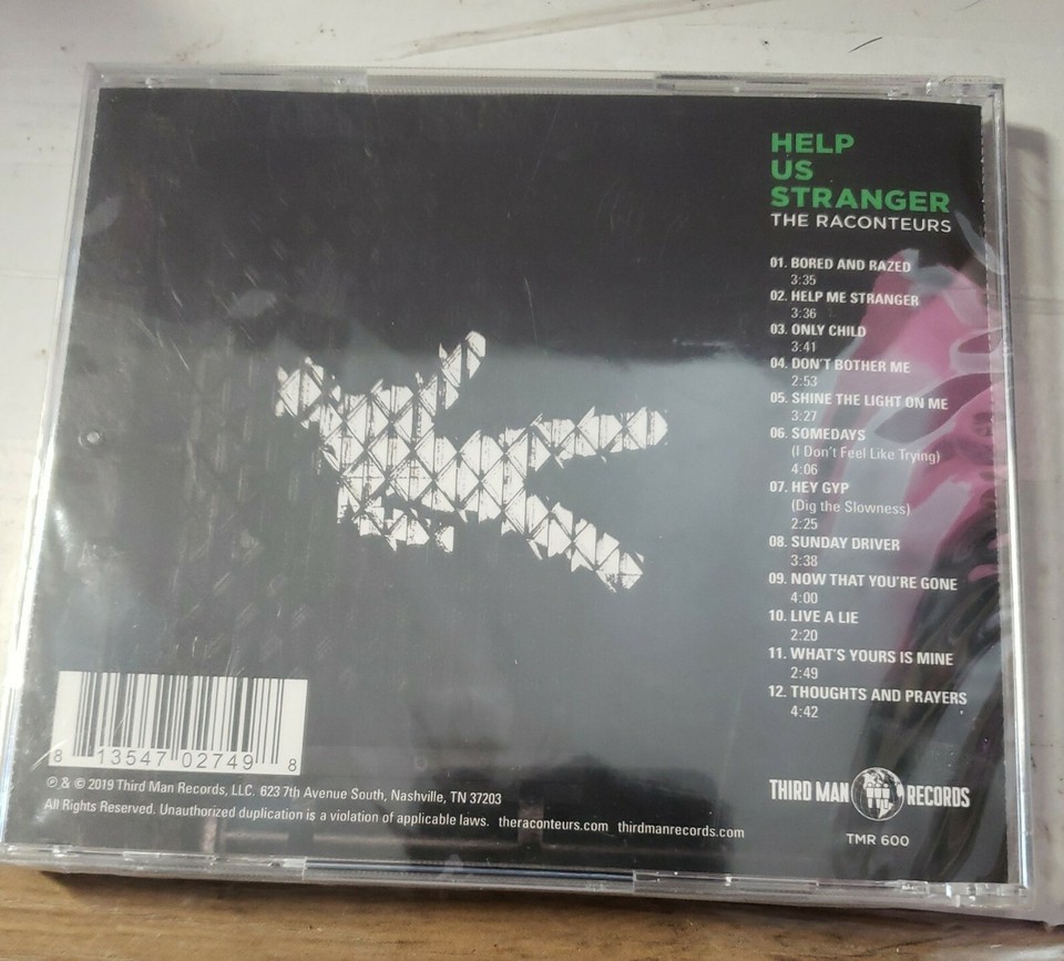 🌰 The Raconteurs - Help Us Stranger - Factory CD - 2019 New ...