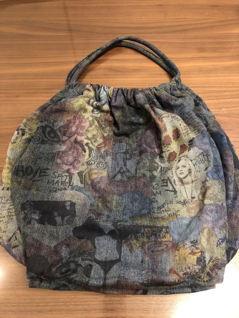 Auth Hysteric Glamor Denim Bag Courtney Love From Japan | eBay Auth Hysteric Glamor Denim Bag Courtney Love From Japan | eBay