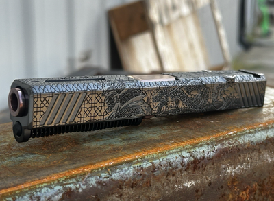 Custom Pistol Slide Engraving