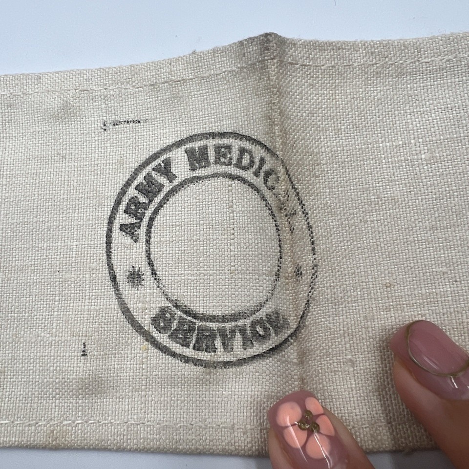 Genuine WW2 RAMC / Medical Orderly / Stretcher Bearer Arm Band | eBay UK