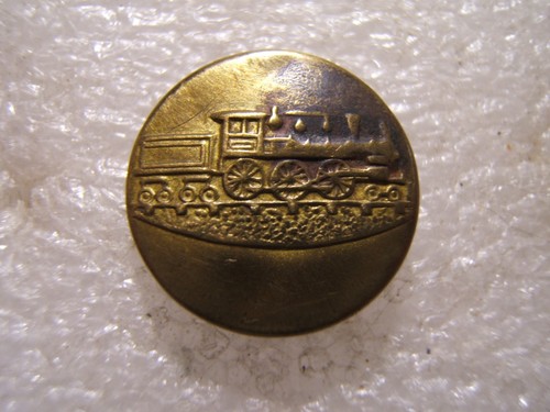 civil war era train loco locomotive engine button 19th century antique ...