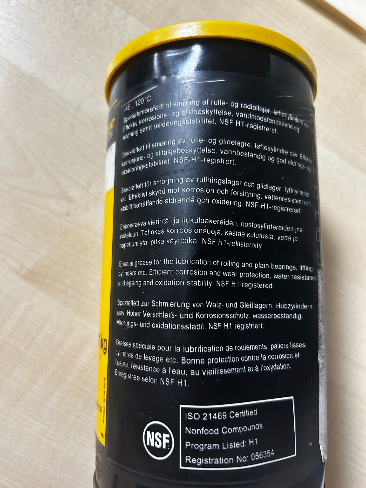 Kluber Klubersynth UH1 14-151 Lubricating Grease for the Food Industry ...