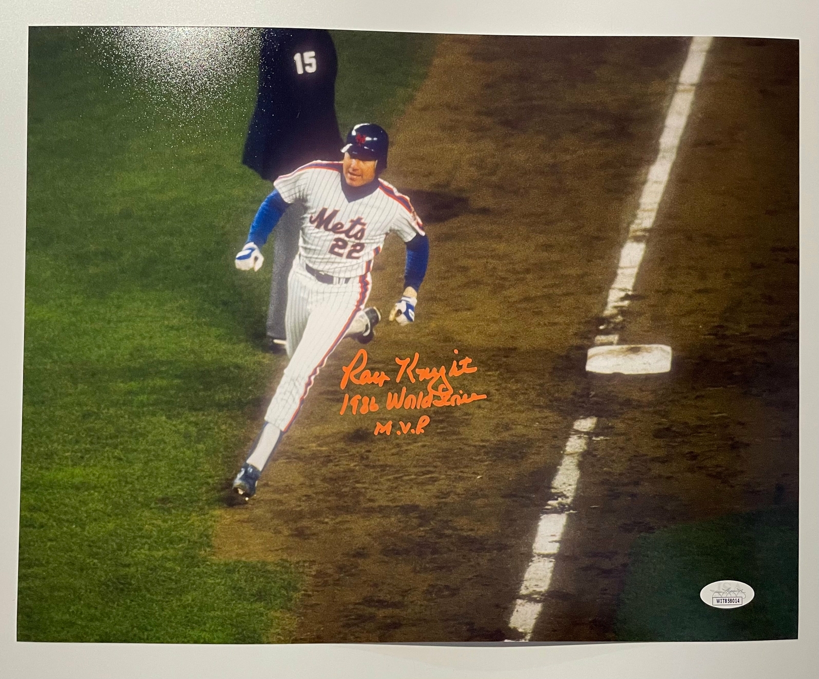 Ray Knight Autographed 11x14 Photo with 1986 World Series MVP ...