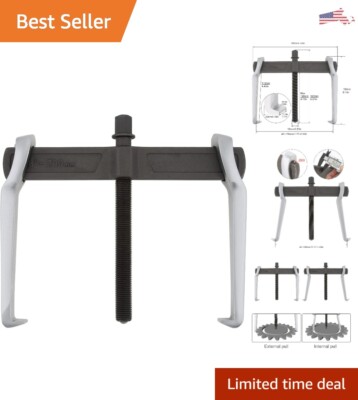 8 Inch CR-V 2-Jaw Heavy-Duty Gear Puller - Adjustable Bearing Puller ...