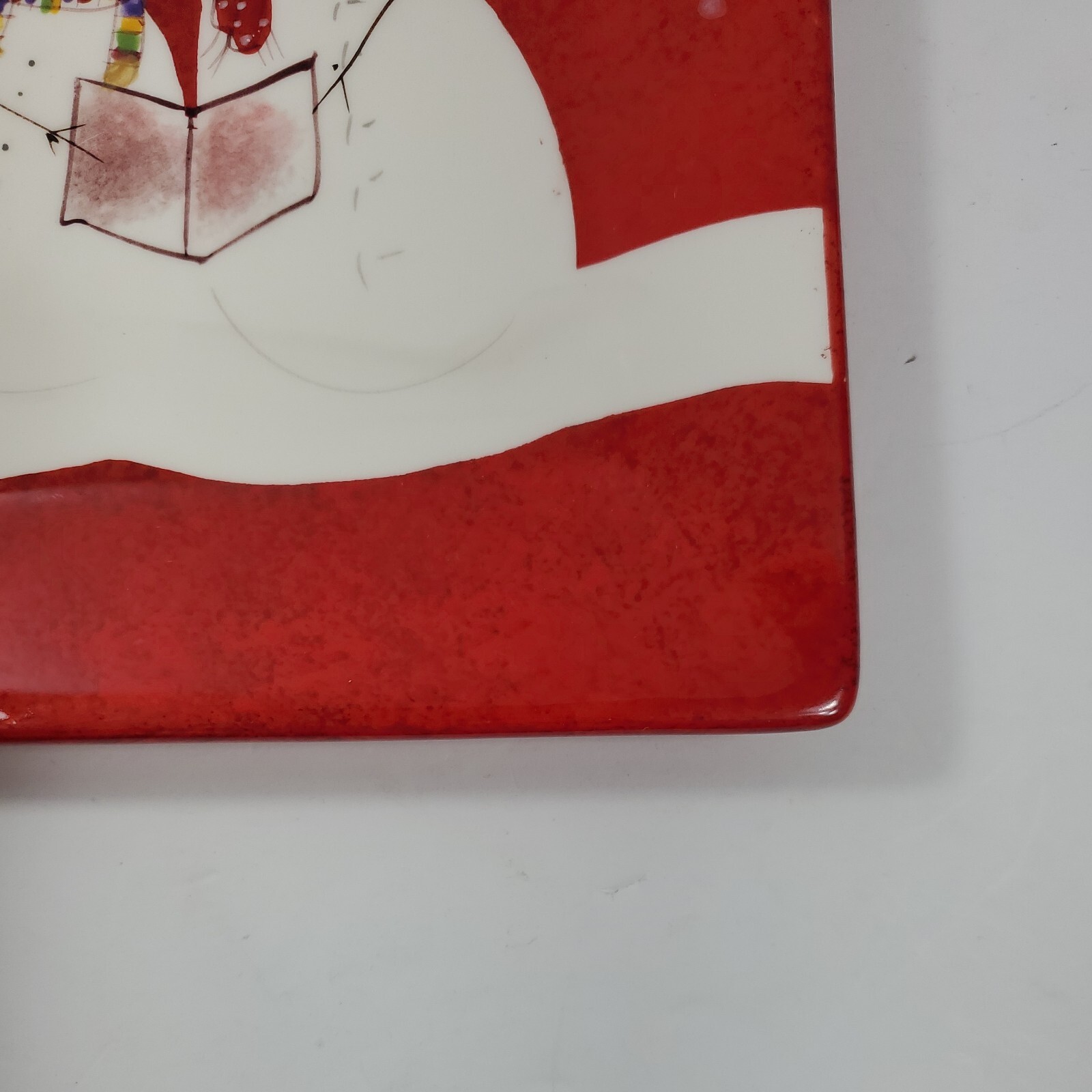 Oneida Christmas Debbie Taylor-Kerman Earthen Ware-"Snowmates" 8"×8 ...