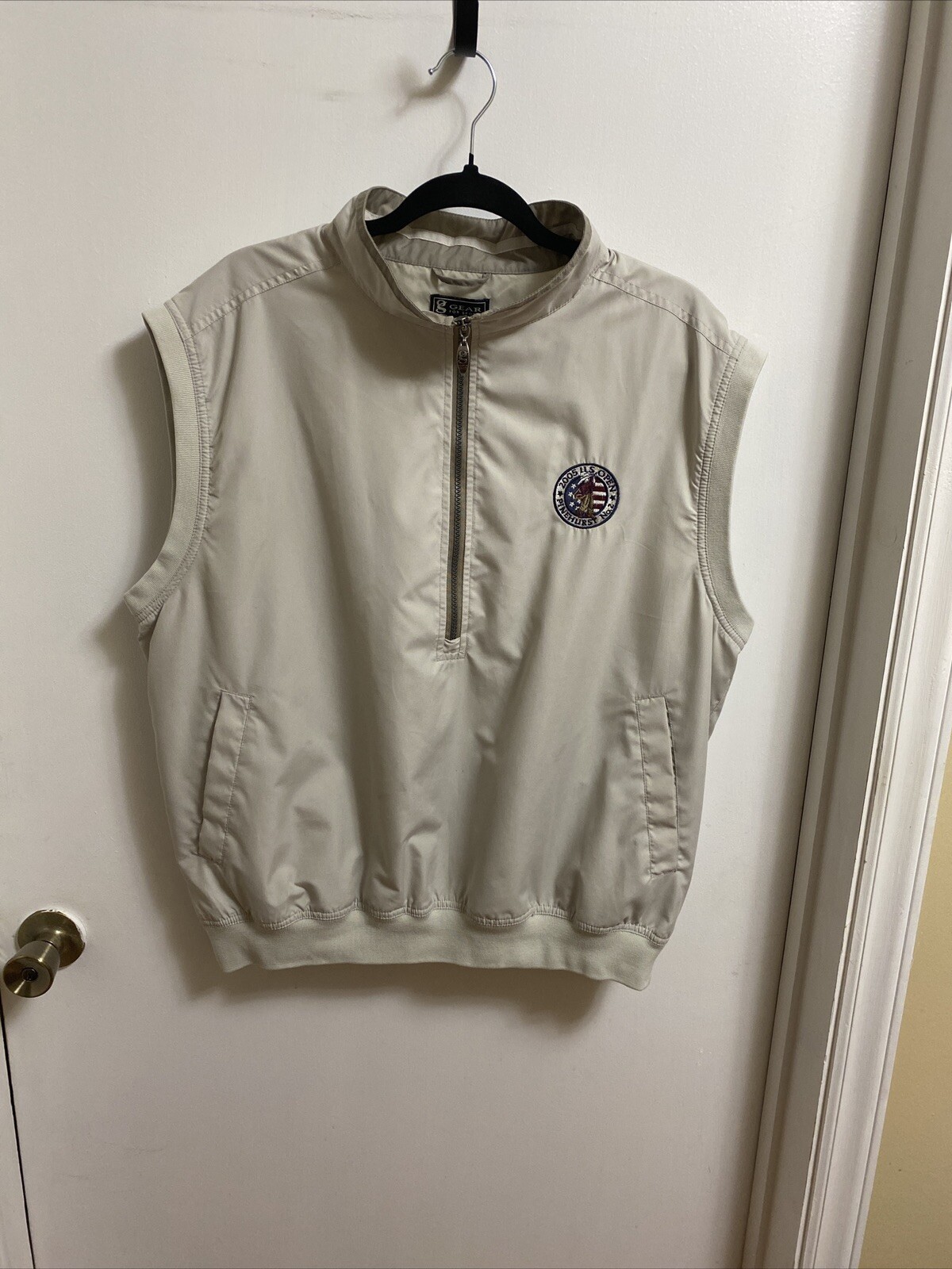 Pinehurst 2 in 1 vest Jacket Large Embroidered 2005 US Open Golf Zip ...