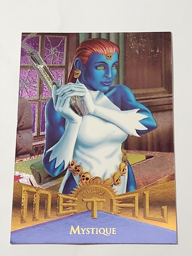 Mystique Marvel Metal Fleer Trading Card #107 1995 NM | eBay