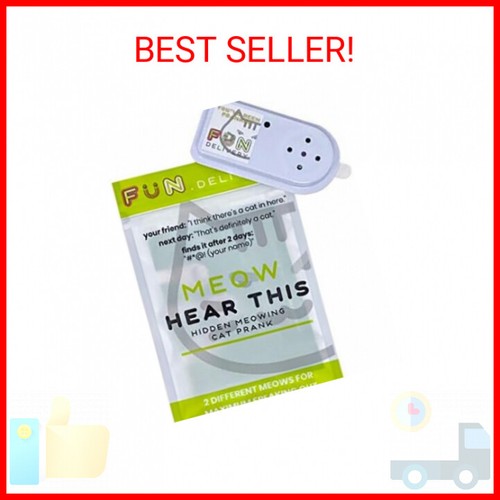 FUN delivery Meow Hear This: Hidden Meowing Cat Prank Gag Joke Sound | eBay