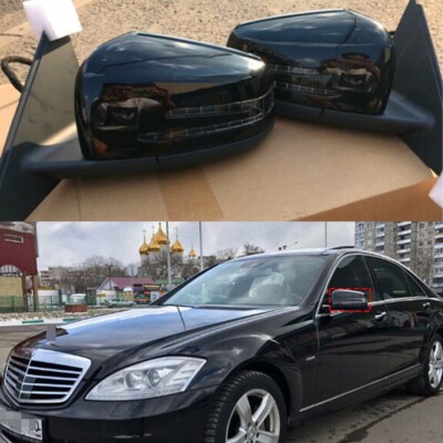 W221 Car Side Door Mirror Set For Mercedes Benz S Class S300 S350 S400 ...