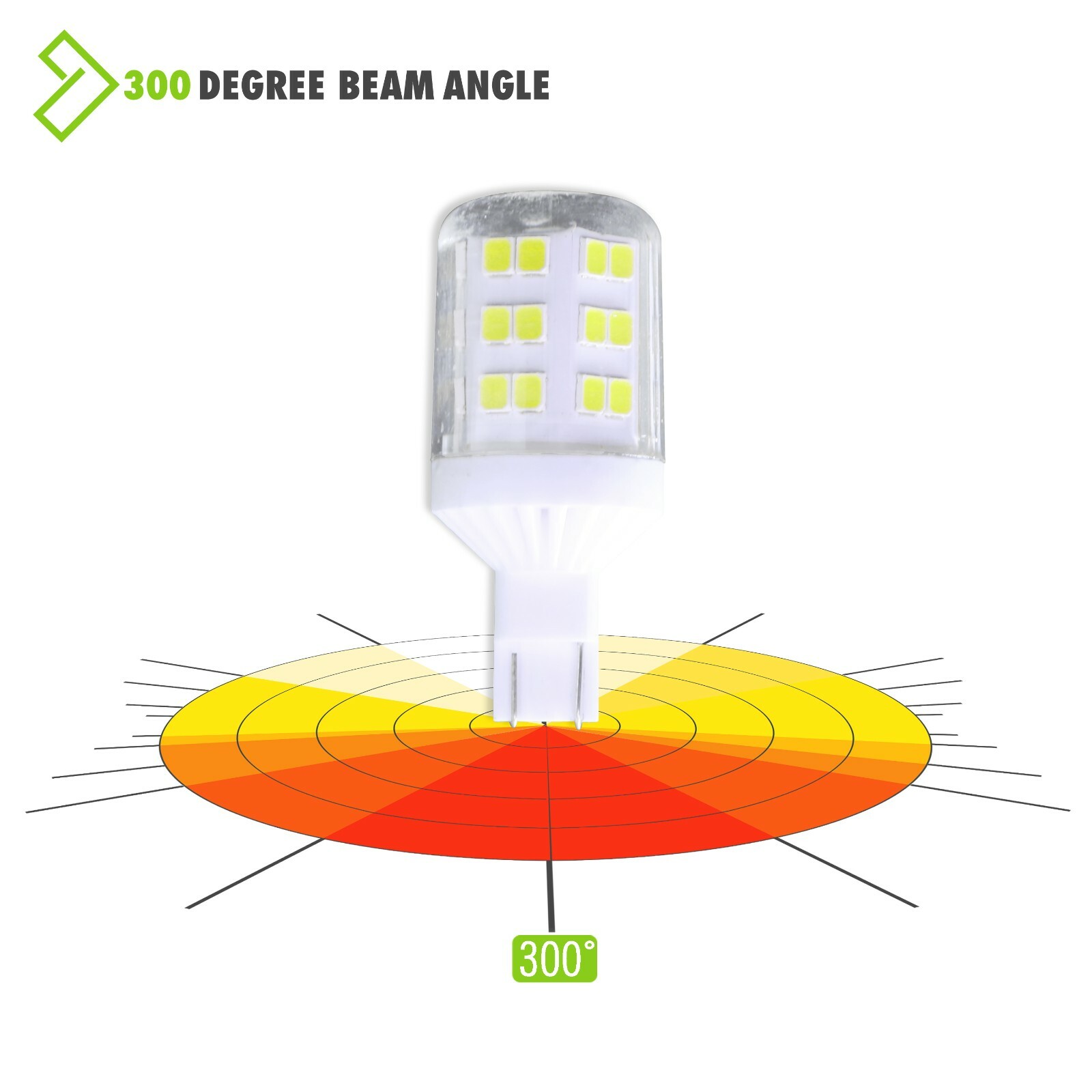 2 Leisure 39 LED RV Trailer Replacement interior Light Bulb T10/194 ...