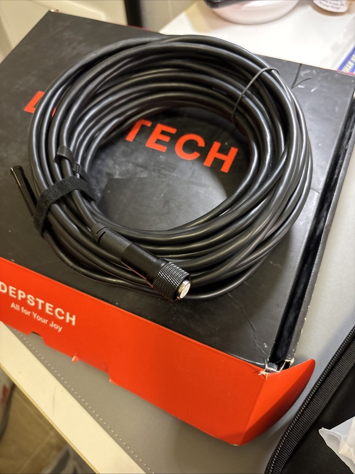 50FT Triple Lens Sewer Inspection Camera, DEPSTECH Upgraded 5'' IPS ...