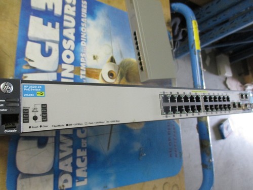 HP J9138A ProCurve 2520-24-PoE Ethernet Switch Layer 2 24x Port 10/100 ...