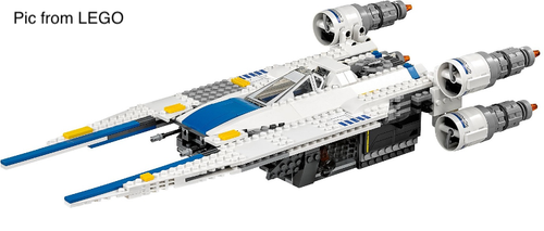 LEGO Star Wars Rogue One 75155 Rebel U-Wing Fighter Set Instructions No ...