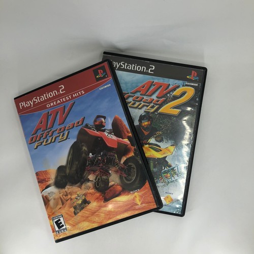 ATV Offroad Fury 1 and ATV ORF. 2 (PlayStation 2, 2001) Both games ...