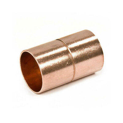 Thrifco 1 1/2 Copper Coupling W/Stop - 5436082 | eBay