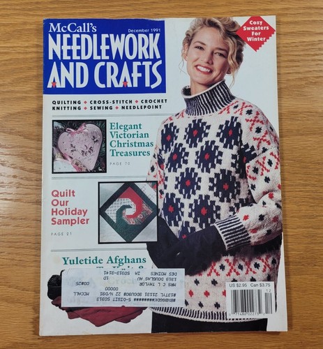 McCall's Needlework And Crafts Magazine Back Issue From December 1991 ...