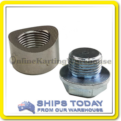 GO KART EASITUNE BLANKING PLUG LAMBDA EXHAUST OXYGEN SENSOR INCLUDES ...