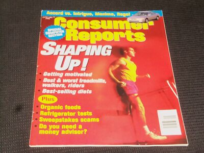 1998 JANUARY CONSUMER REPORTS MAGAZINE - SHAPING UP COVER - O 15170 | eBay