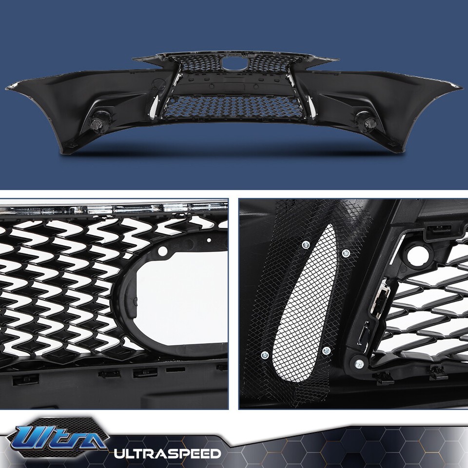 Fit For 2006-2013 Lexus IS250 C 2IS to 3IS Front Bumper Conversion F ...