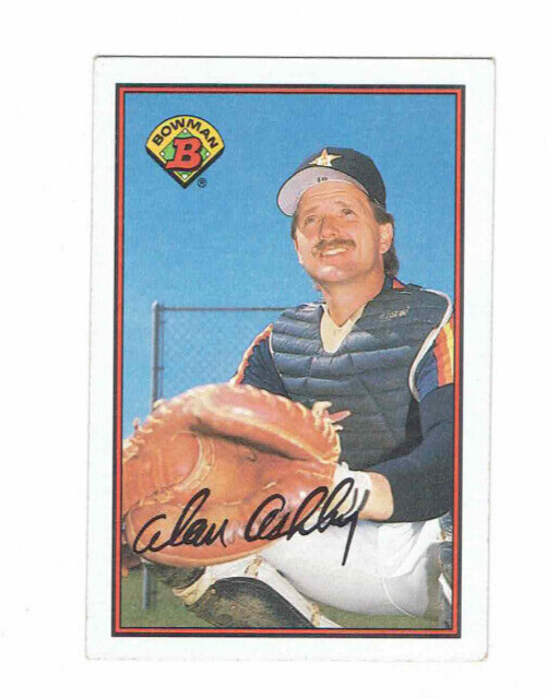 Alan Ashby Houston Astros Catcher #327 Bowman 1989 #Baseball Card | eBay