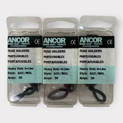 Ancor 607016 Heavy Duty In-Line Fuse Holder For AGC/MDL Fuses - 30A ...