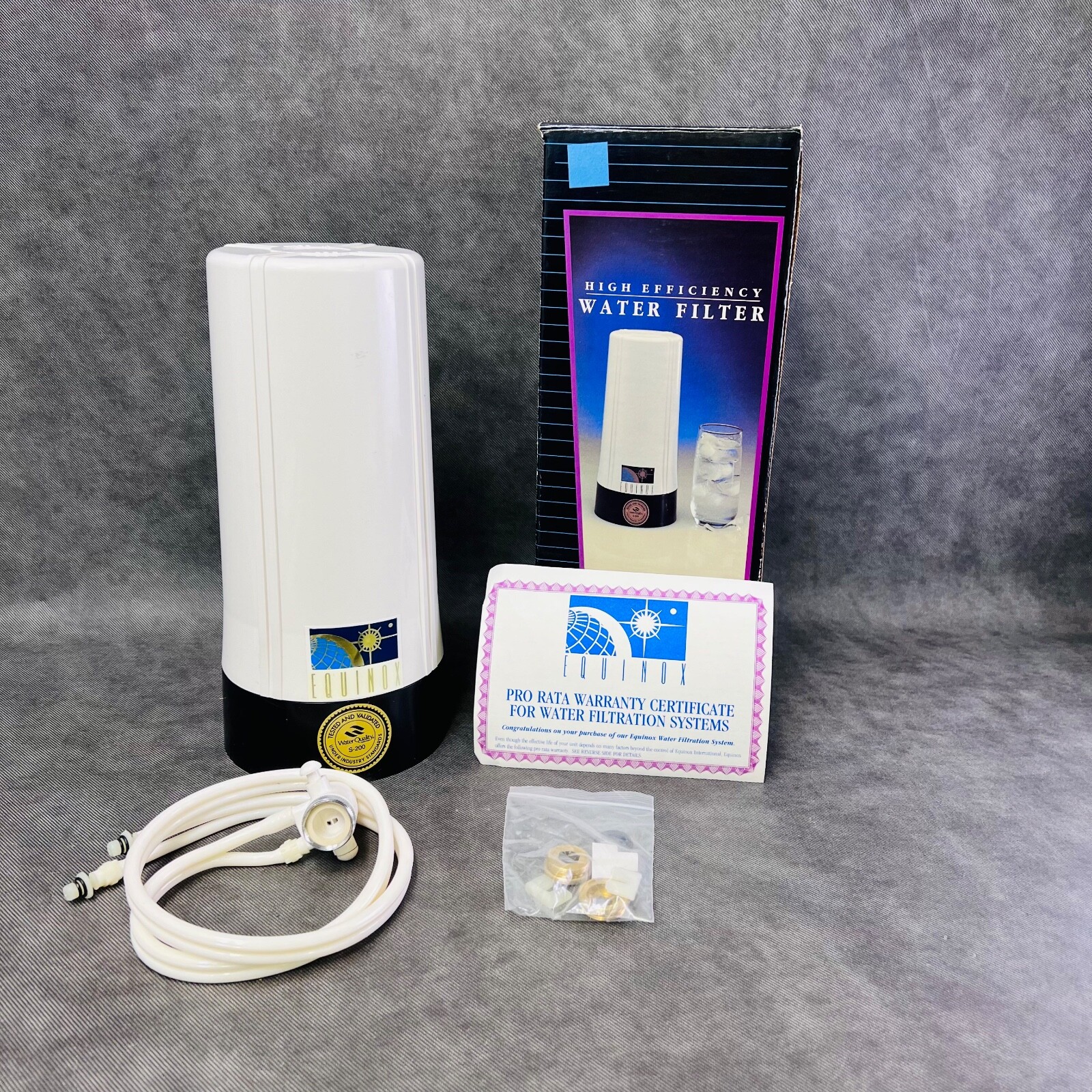 Equinox EQ10 Countertop Water Charcoal Carbon Filter W/ Triple ...