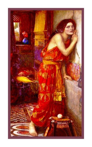 Thisbe Greek Mythology Pre Raphaelite Waterhouse Counted Cross Stitch ...