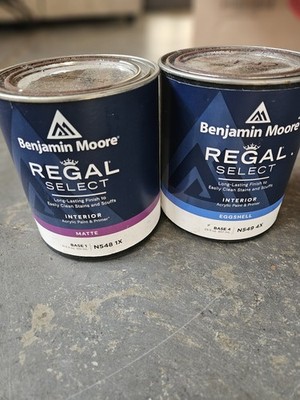 Benjamin Moore Regal Select Interior Paint Lot - Matte & Eggshell | eBay