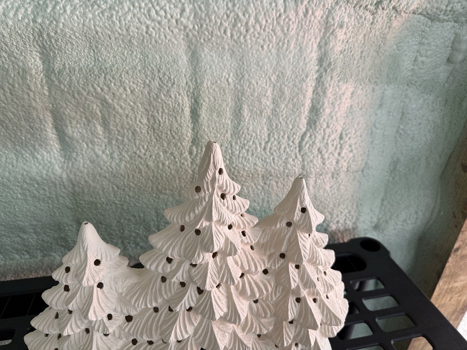 Holland Mold Triple Tree Creamic Christmas Tree Bisque | eBay