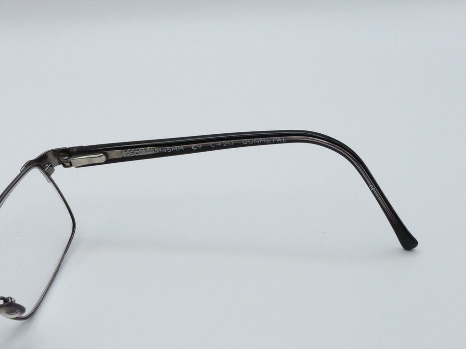 COLE HAAN CH 217 SQUARE FULL RIM EYEGLASS FRAMES GRAY 55-18-145 USED | eBay