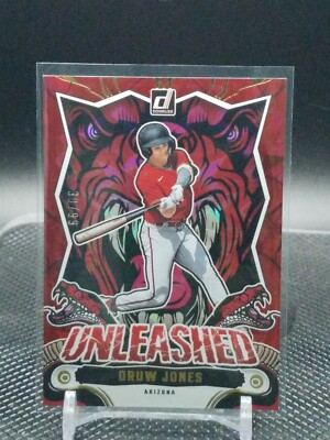 2024 Donruss Baseball Druw Jones Unleashed Red Xplosion /99 ...