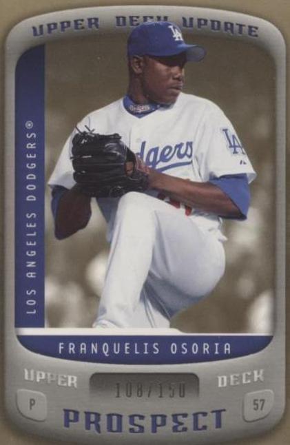 2005 Upper Deck Update - Franquelis Osoria #123 Gold /150 (RC) for sale online | eBay