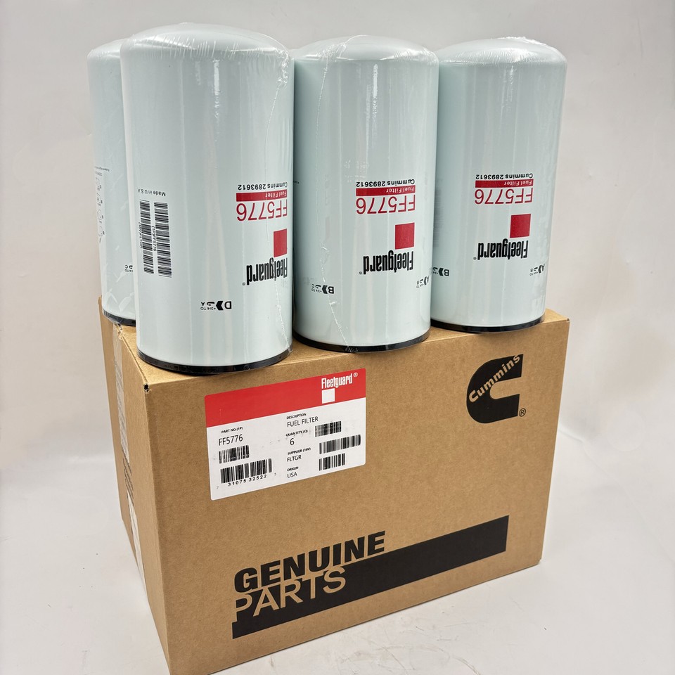 6 Pack FF5776 Fleetguard Fuel Filter Fit For FF5776 ISX 2893612 Cummins ...